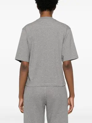 Off-White Logo-embroidered Cotton T-shirt