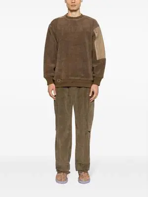 Undercover Sherpa-fleece Panelled Jumper