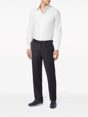 BILLIONAIRE Logo-embroidered Button-up Shirt - White