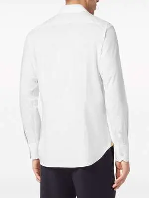 BILLIONAIRE Logo-embroidered Button-up Shirt - White