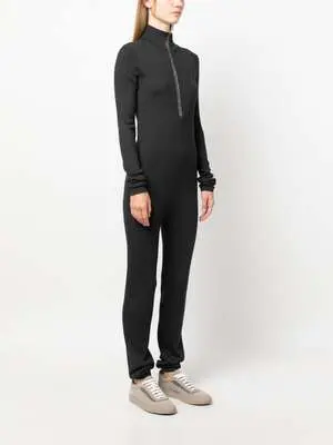 Brunello Cucinelli Ribbed Long-sleeve Jumpsuit
