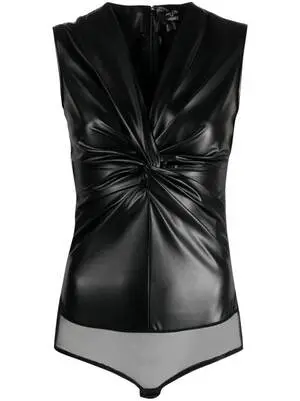 Versace X Dua Lipa Knotted Bodysuit