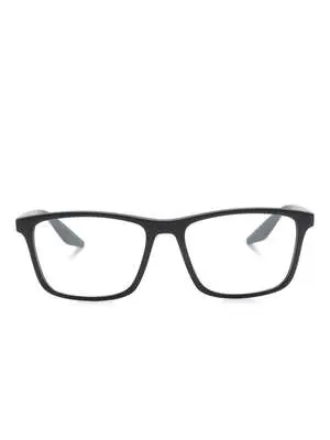 Prada Linea Rossa Square-frame Glasses - Black
