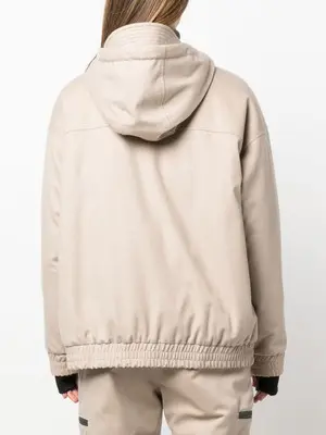 Brunello Cucinelli Long-sleeve Half Zipped Hoodie