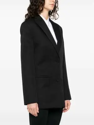 Off-White Single-breasted Virgin Wool Blazer - Black