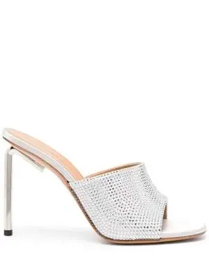 Off-white Heeled Mules Clogs For Women