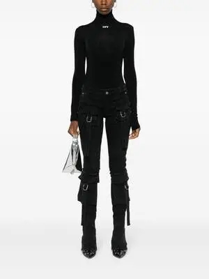 Off-White Off Stamp High-neck Top - Black