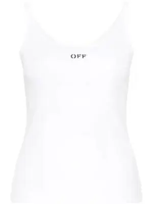 Off-White Stamp Tank Top - White