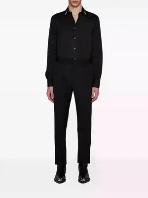 Alexander McQueen Dragonfly Embroidered Cotton Shirt