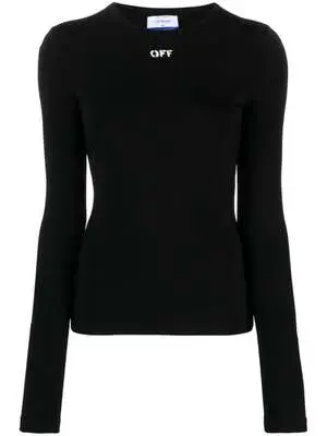 Off-White Off-stamp Stretch-jersey Top