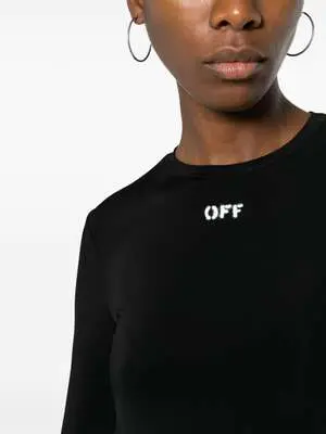 Off-White Off-stamp Stretch-jersey Top