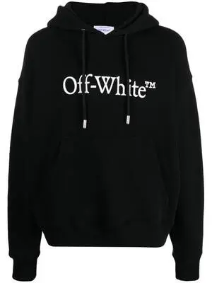 Off-White Skate Cotton Hoodie - Black