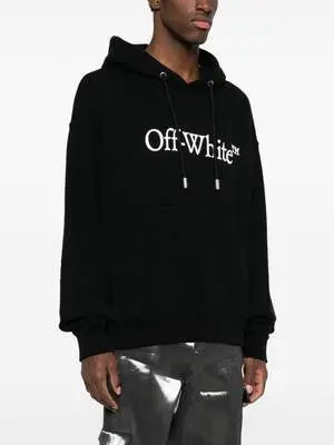 Off-White Skate Cotton Hoodie - Black