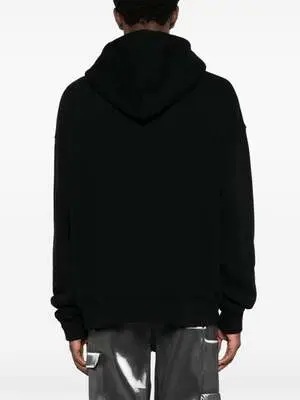Off-White Skate Cotton Hoodie - Black