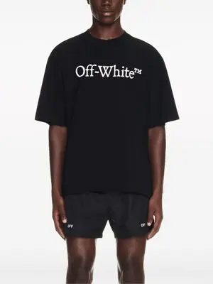 Off-White Logo-print Swim Shorts