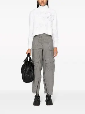 Iceberg Houndstooth Tapered Trousers