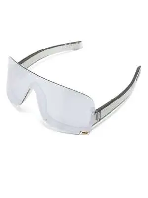 Gucci Logo-plaque Shield Sunglasses