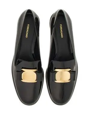 FERRAGAMO Vara Patent Leather Loafers