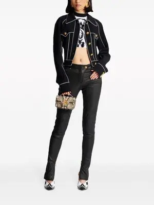 Balmain Baroque Cropped Top