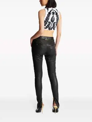 Balmain Baroque Cropped Top