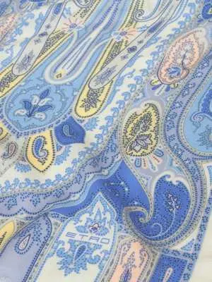 Etro Paisley-print Wraparound Scarf - Blue