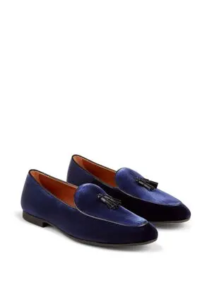 TOD'S Suede Loafers With Tassel Detail