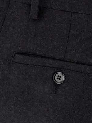 AMI Paris Tailored Wool Trousers - Grey
