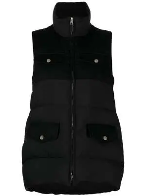 Kiton Zip-up Quilted Down Gilet