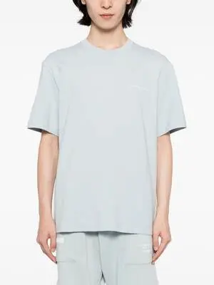 IH NOM UH NIT Pearl Roses Logo-print T-shirt - Blue