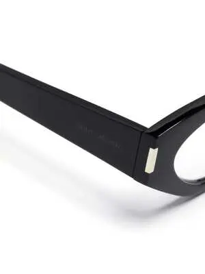 Saint Laurent Polished Cat-eye Glasses