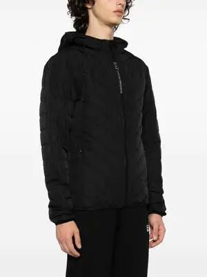 EA7 Hooded Quilted Jacket
