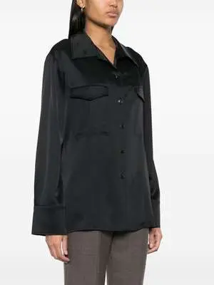 Nanushka Justina Satin Shirt