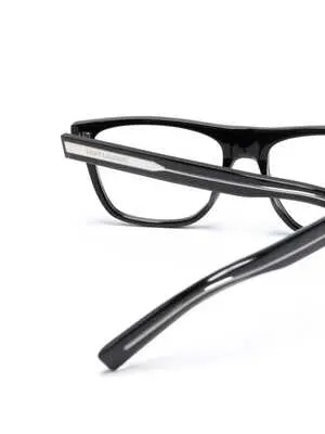 Saint Laurent Logo-engraved Square-frame Glasses