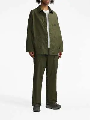 Needles Embroidered Cotton Shirt Jacket - Green