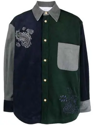Thom Browne Patchwork Shirt Jacket