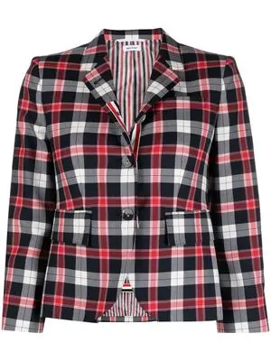 Thom Browne Checked Outerwear For Women