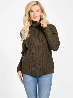 GUESS FACTORY Melissa Turtleneck Sweater - Multi