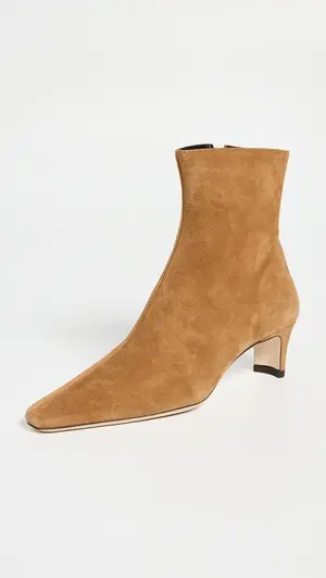 Staud Wally Ankle Boots - Tan