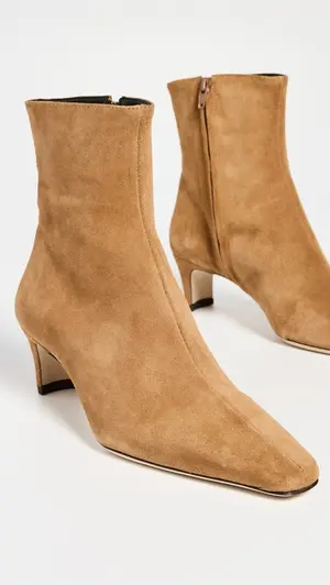 Staud Wally Ankle Boots - Tan