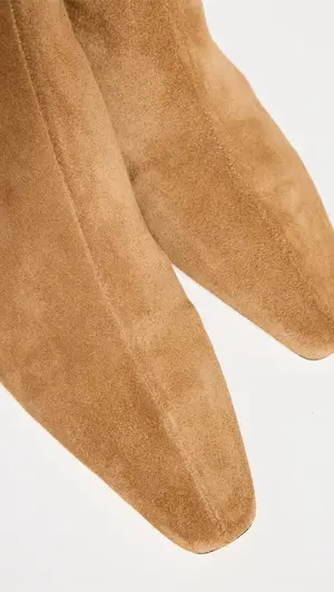 Staud Wally Ankle Boots - Tan