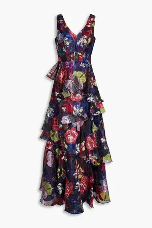 Marchesa Frill Evening Dresses
