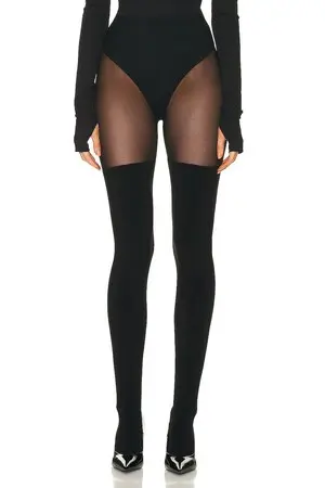 Norma Kamali Thigh High Spliced Legging