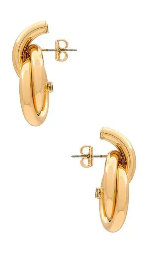 HEAVEN MAYHEM Mini Knot Dangle Earrings - Gold