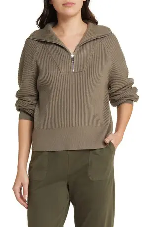 Varley Reid Rib Half Zip Sweater