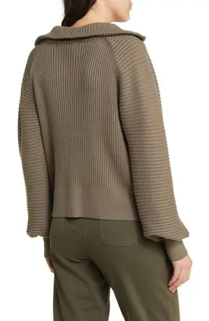 Varley Reid Rib Half Zip Sweater