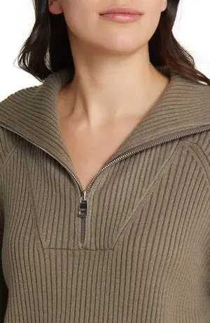 Varley Reid Rib Half Zip Sweater