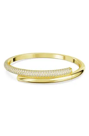 SWAROVSKI Dextera Hinged Bangle - Gold