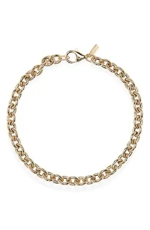 Ef Collection Sienna Chain Link Bracelet - Yellow Gold