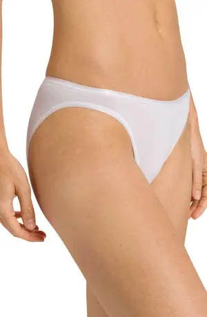 Hanro Seamless High Cut Briefs - White