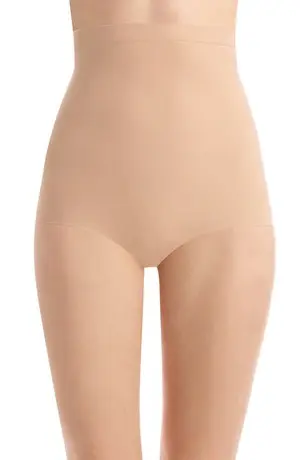 Commando Classic Control High Waist Briefs - Beige
